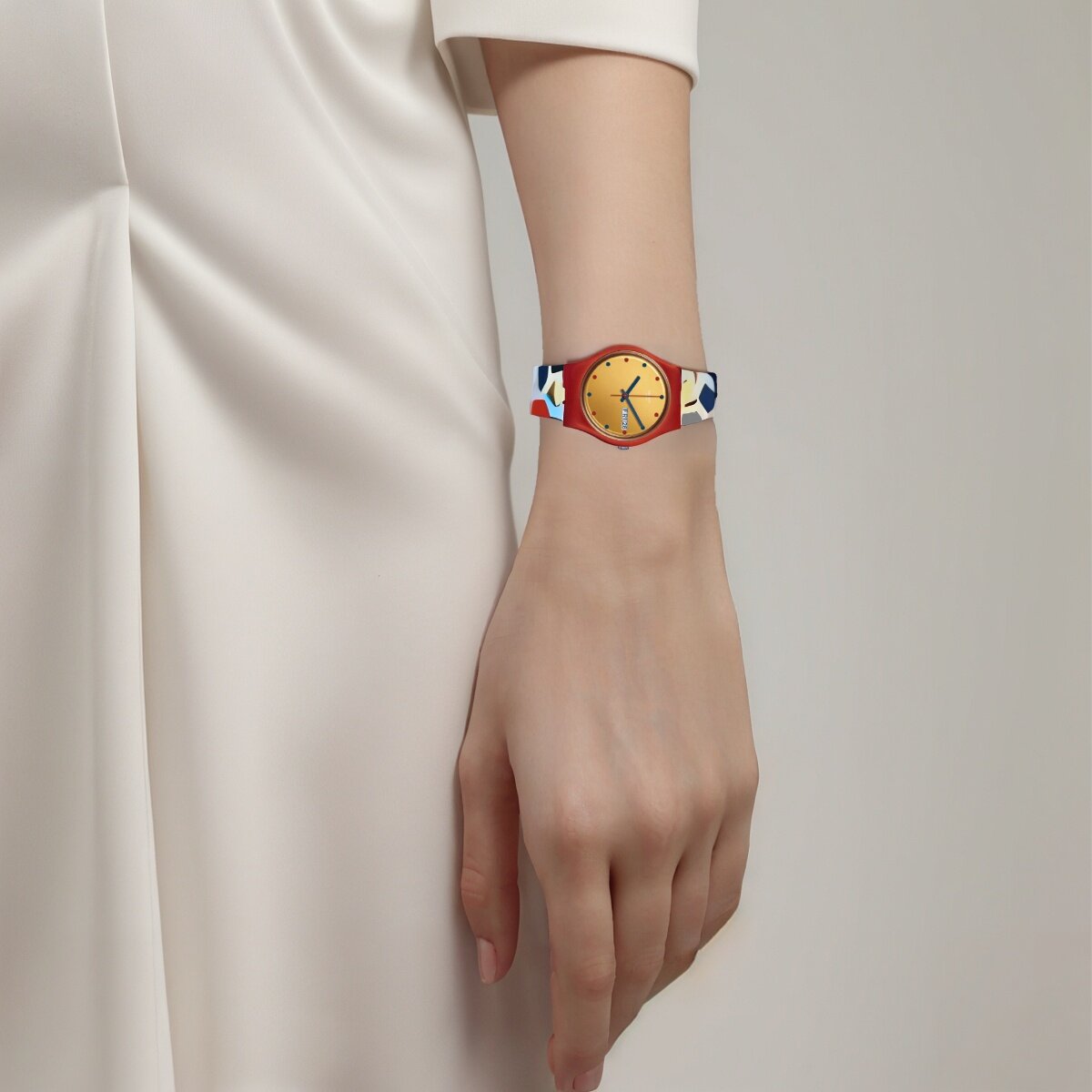 Наручные часы Swatch, Желтый — фото 1