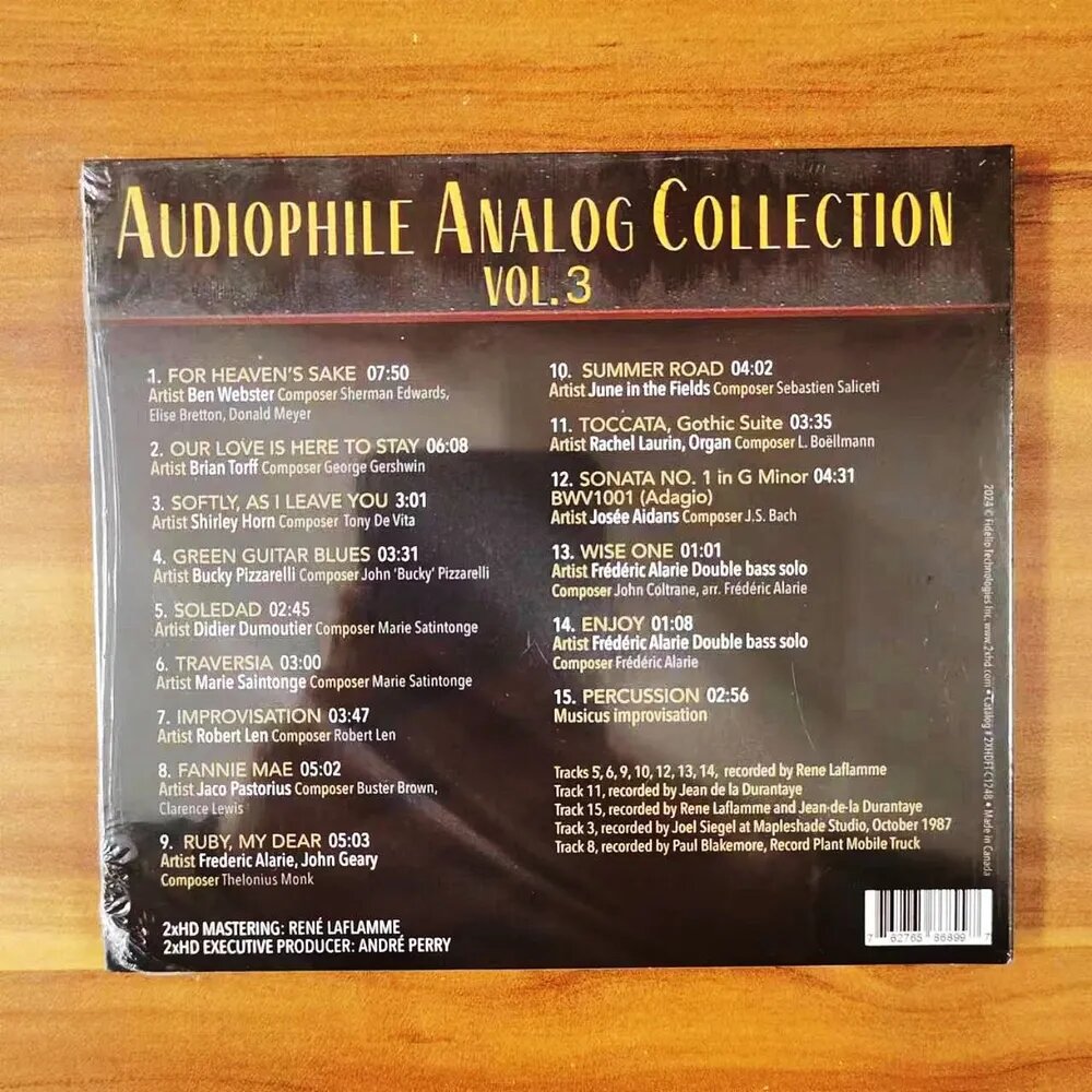 Музыкальный диск 2HD CD Audiophile Analog Collection Vol. 3 — фото 1