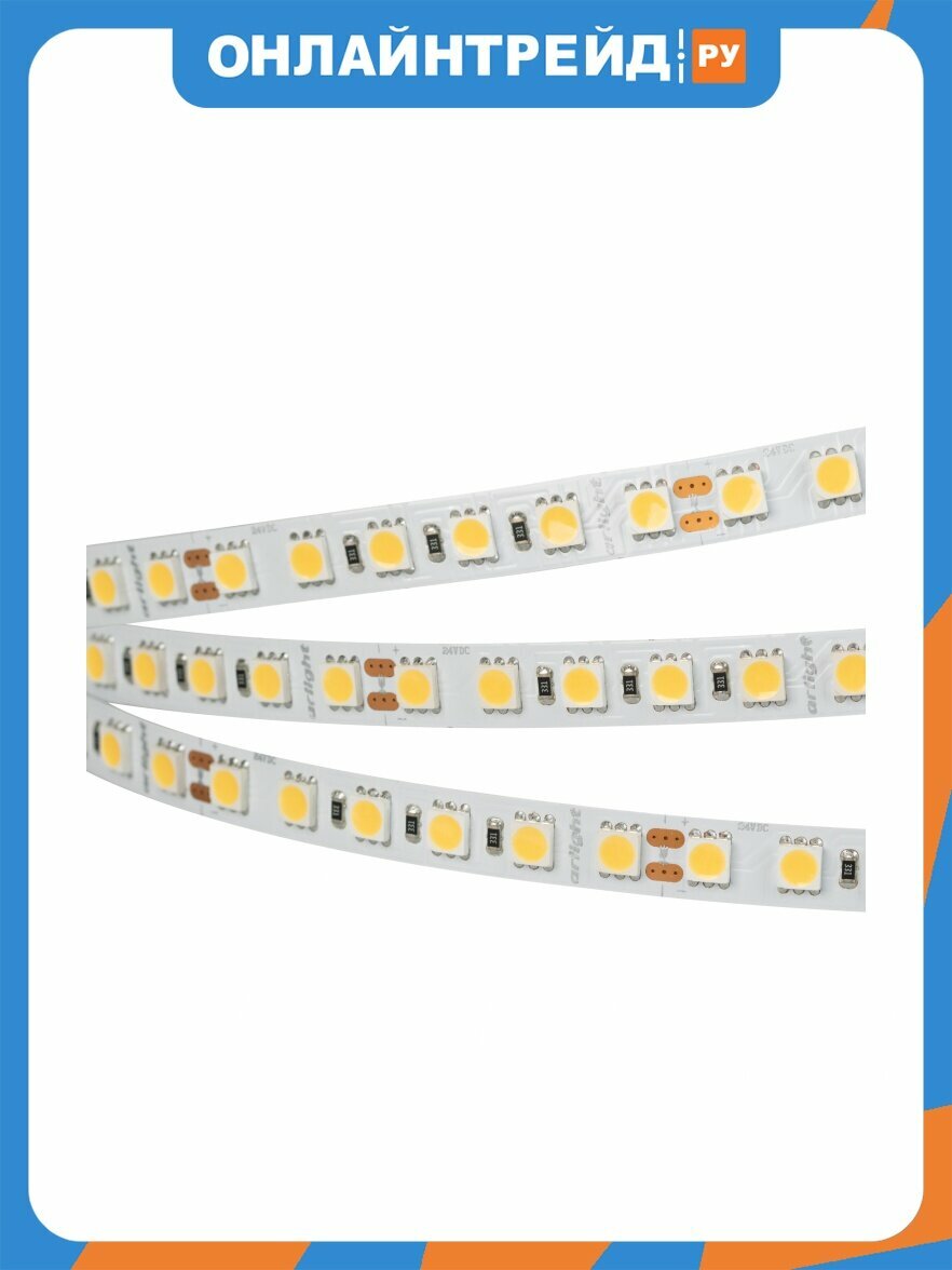 Светодиодная лента Arlight RT-B96-10mm 24V Day5000 23 W/m, IP20, 5060, 5m Открытый (Упаковка 5 метров)