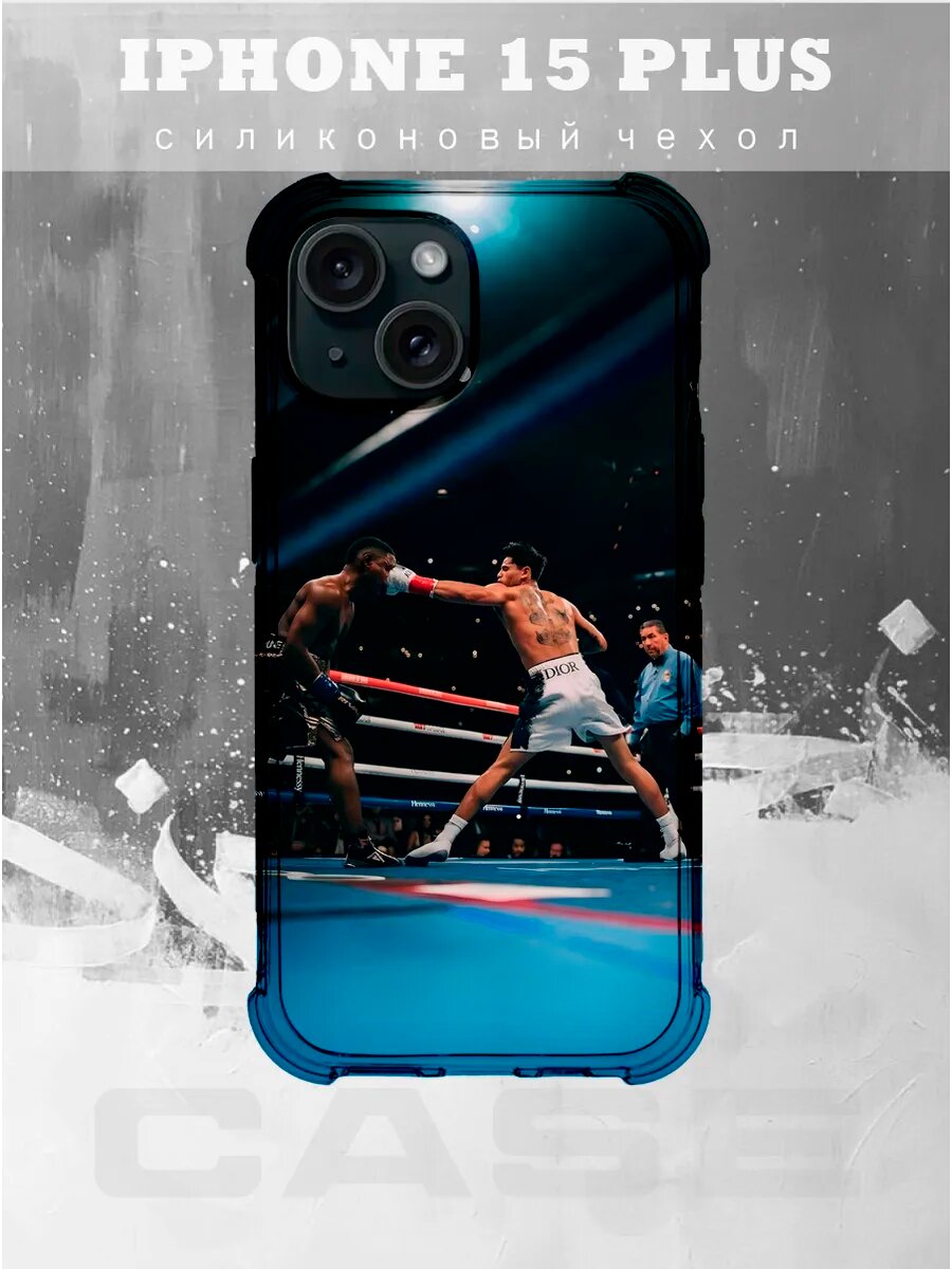 Чехол на IPHONE 15 PLUS с принтом бокс