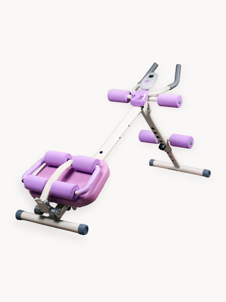 Многофункциональный домашний тренажер для тренировки мыщц ног, пресса, спины + Эспандеры, похудения, женский, до 100кг