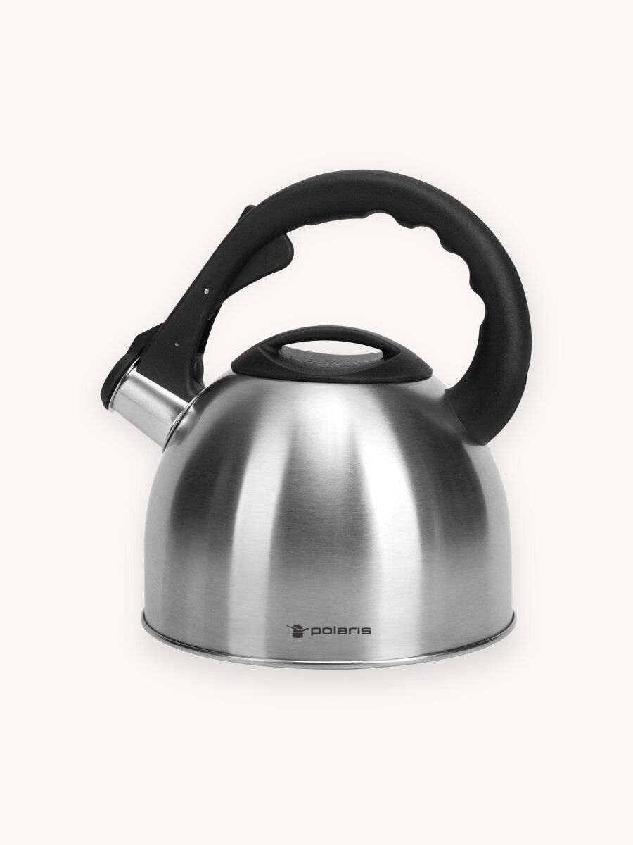 Чайник со свистком Polaris Verde-2.2L (2,2 л.) для газовой и индукционной плиты из нержавеющей стали
