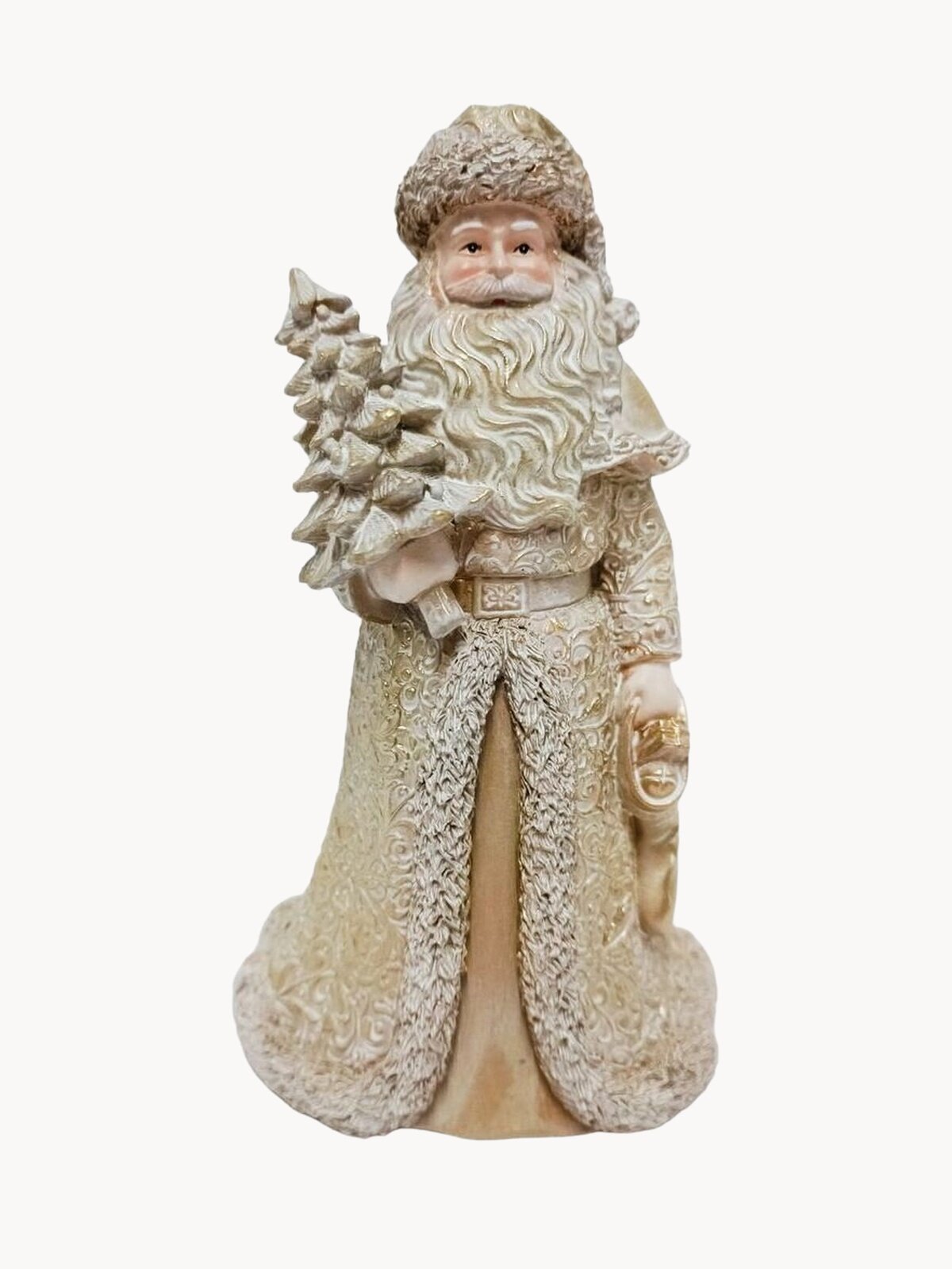 Декоративная фигура золотистый санта, 10 см, Due Esse Christmas XNA22015812