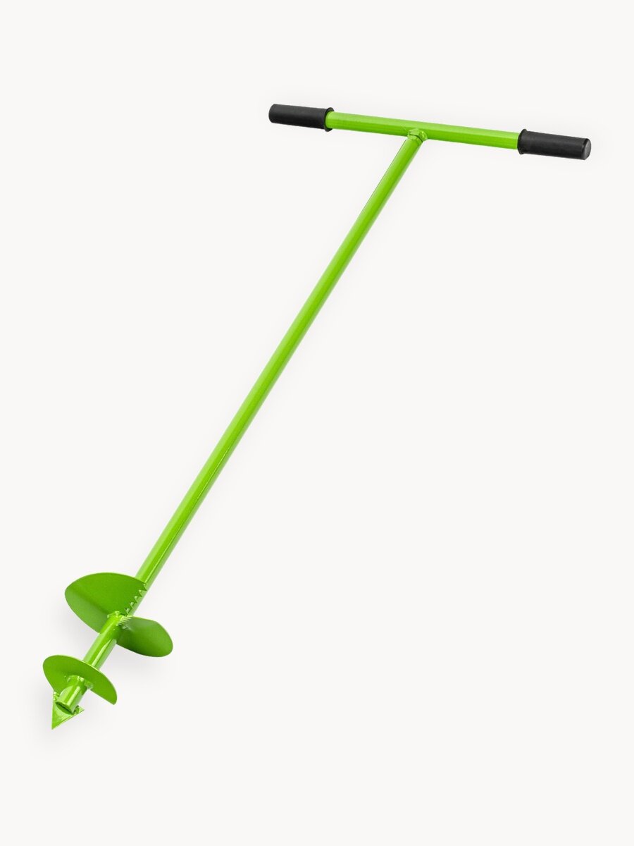 Бур садовый ручной шнековый Сибртех, 1085 мм длина и 150 мм диаметр, стальной, возможность установки удлинителя, 64398