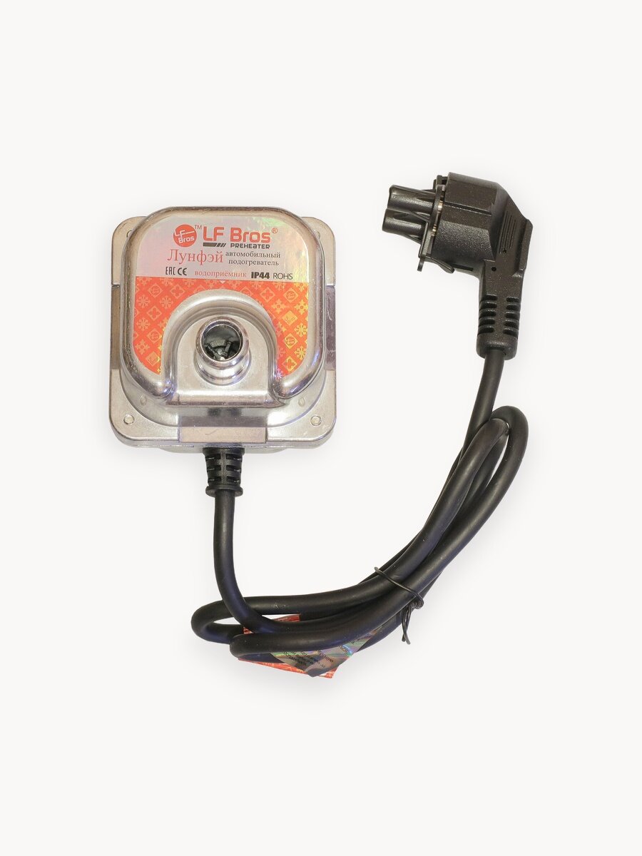 Подогреватель двигателя Лунфей Маленький Q 1,5кВт Ø17мм предпусковой, электрический 220В до 2л 12*8*8см серебро