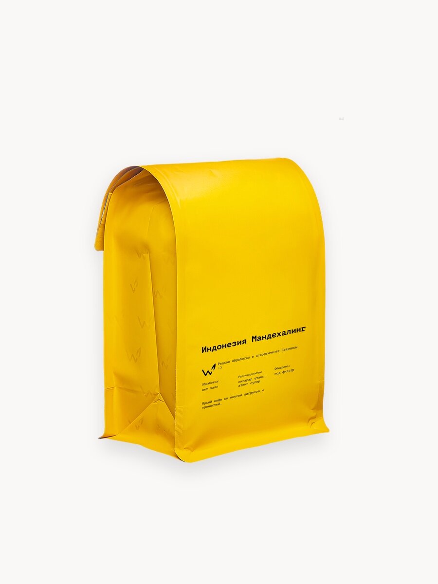 Кофе в зернах Сварщица Екатерина Индонезия Мандехалинг под фильтр - 1 кг