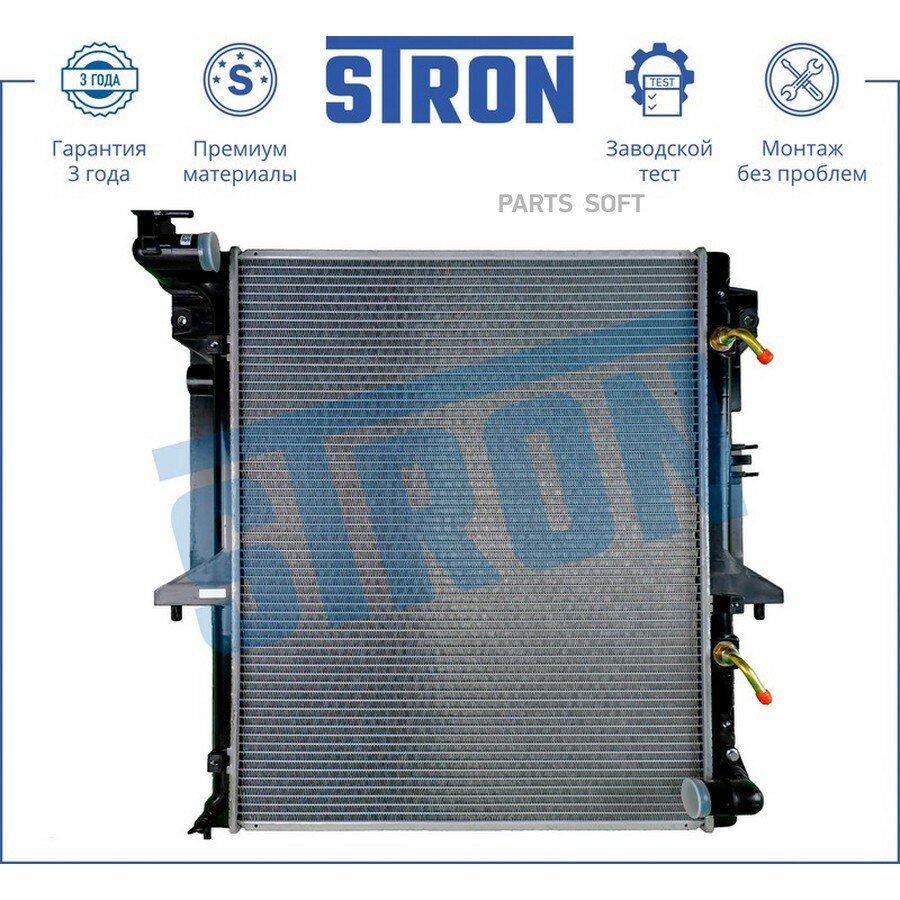 STRON STR0102 Радиатор двигателя MITSUBISHI (L 200 IV PAJERO SPORT II) 2006 - 2016 4D56TD 4D56DOHC ()