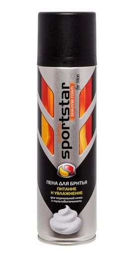 Sportstar Средство для бритья, пена, 200 мл