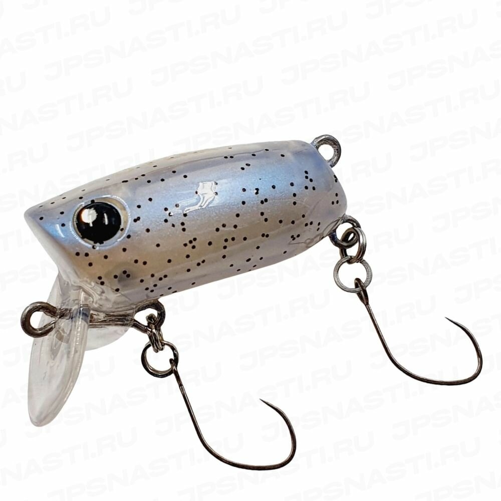 Японский воблер на форель Mukai O-Pera F (WG), 2 г, Skelton Blue Pearl / Форелевые приманки для рыбалки