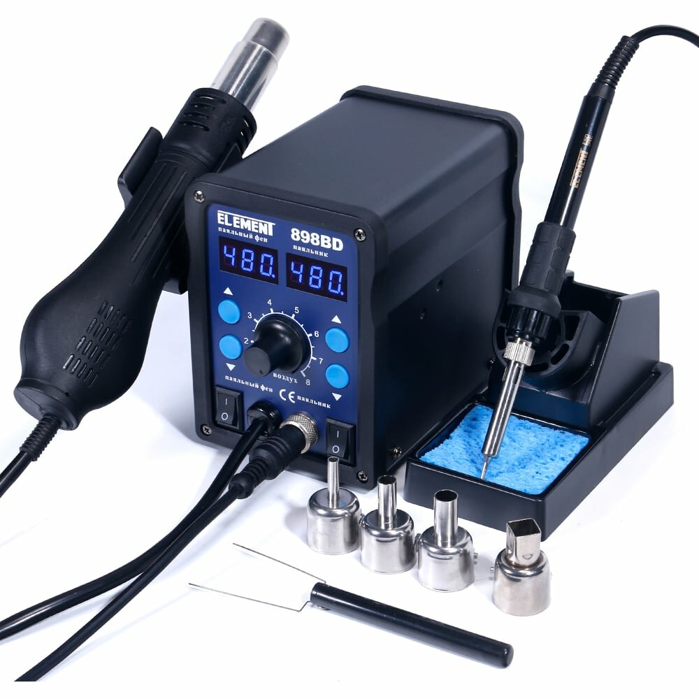 Паяльная станция ELEMENT 898BD