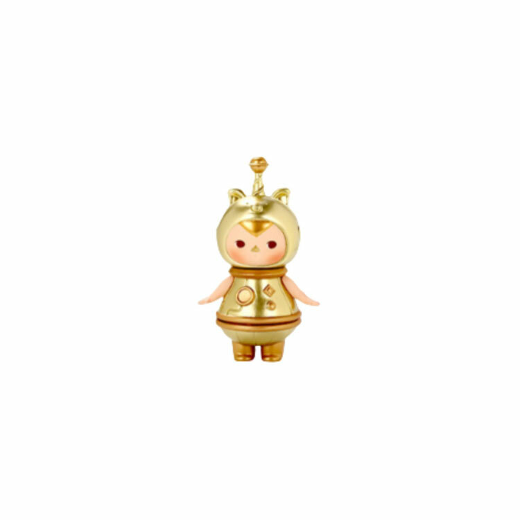 POP MART Pucky 3 Pack Коллекция Трёх Поросёнков Набор Слепых боксов Full Case, Confirmed-Hidden-Golden Pig Robot (Open)