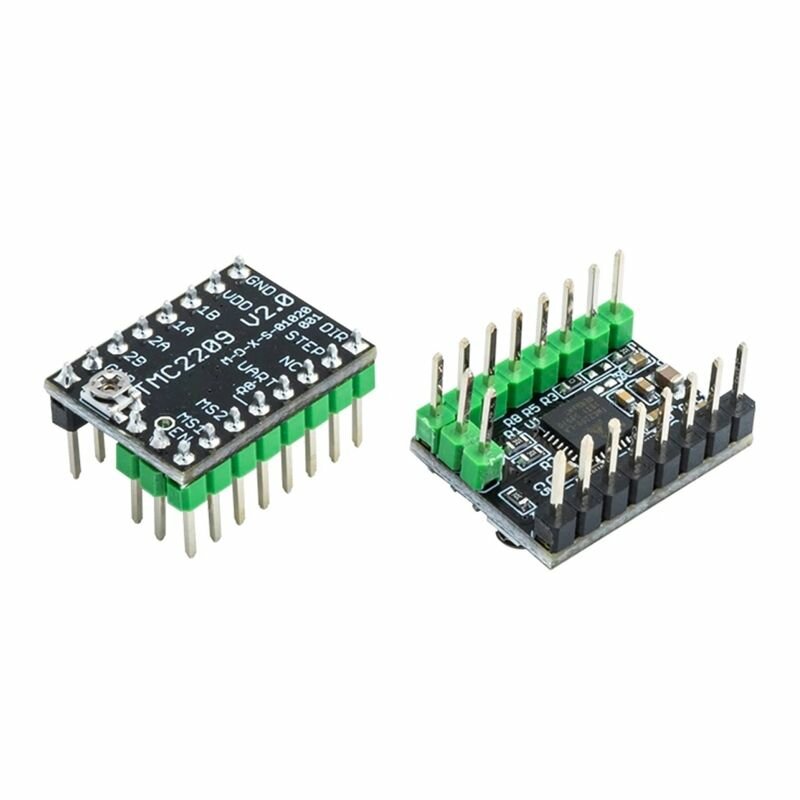 Драйвер шагового двигателя TMC2209 2209, детали 3D-принтера StepStick 2,5A UART, ультра бесшумный для SGen_L Gen_L Robin Nano