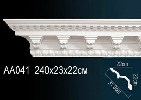Карниз Потолочный для Ремонта Perfect AA041 Д240xШ22xВ23 см /Перфект