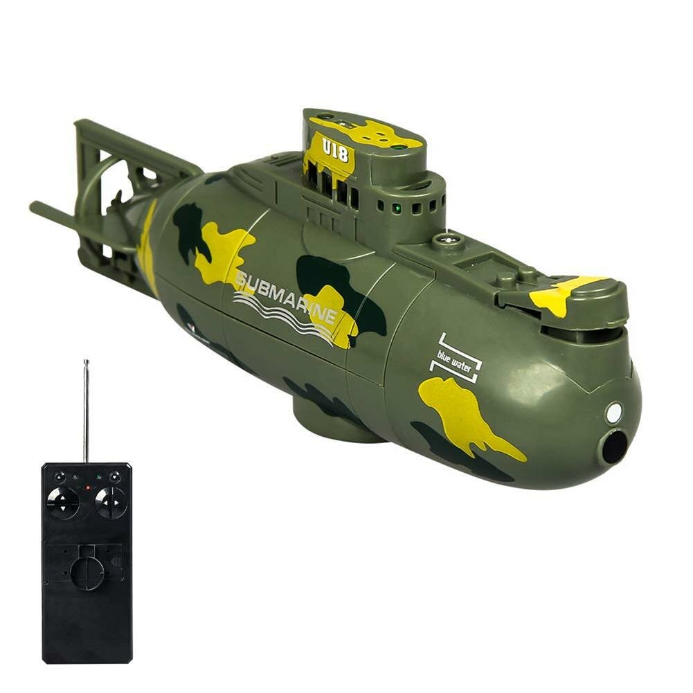 RCtown 3311M 6CH Скорость Радио Дистанционное управление Электрическая Мини RC Подлодка Лодка Гонка Лодка Корабль Детская Игрушка RC Подлодка (Зеленый)