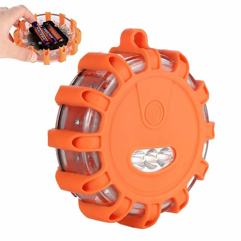 Аварийный сигнальный фонарь магнитный USB перезаряжаемый 15 LED 9 режимов 360° дорожный маячок для авто и кемпинга