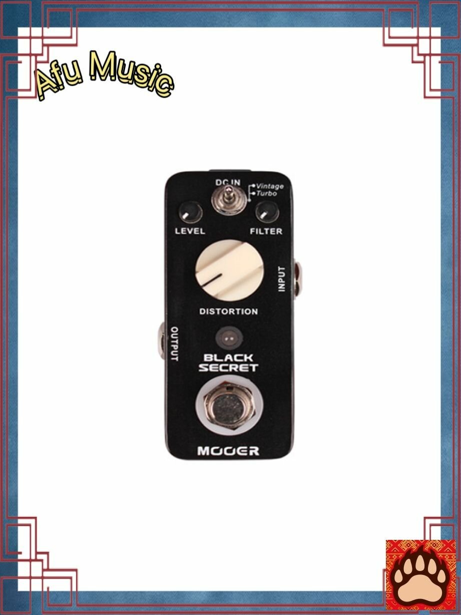 Mooer Black Secret Distortion Гитарная педаль
