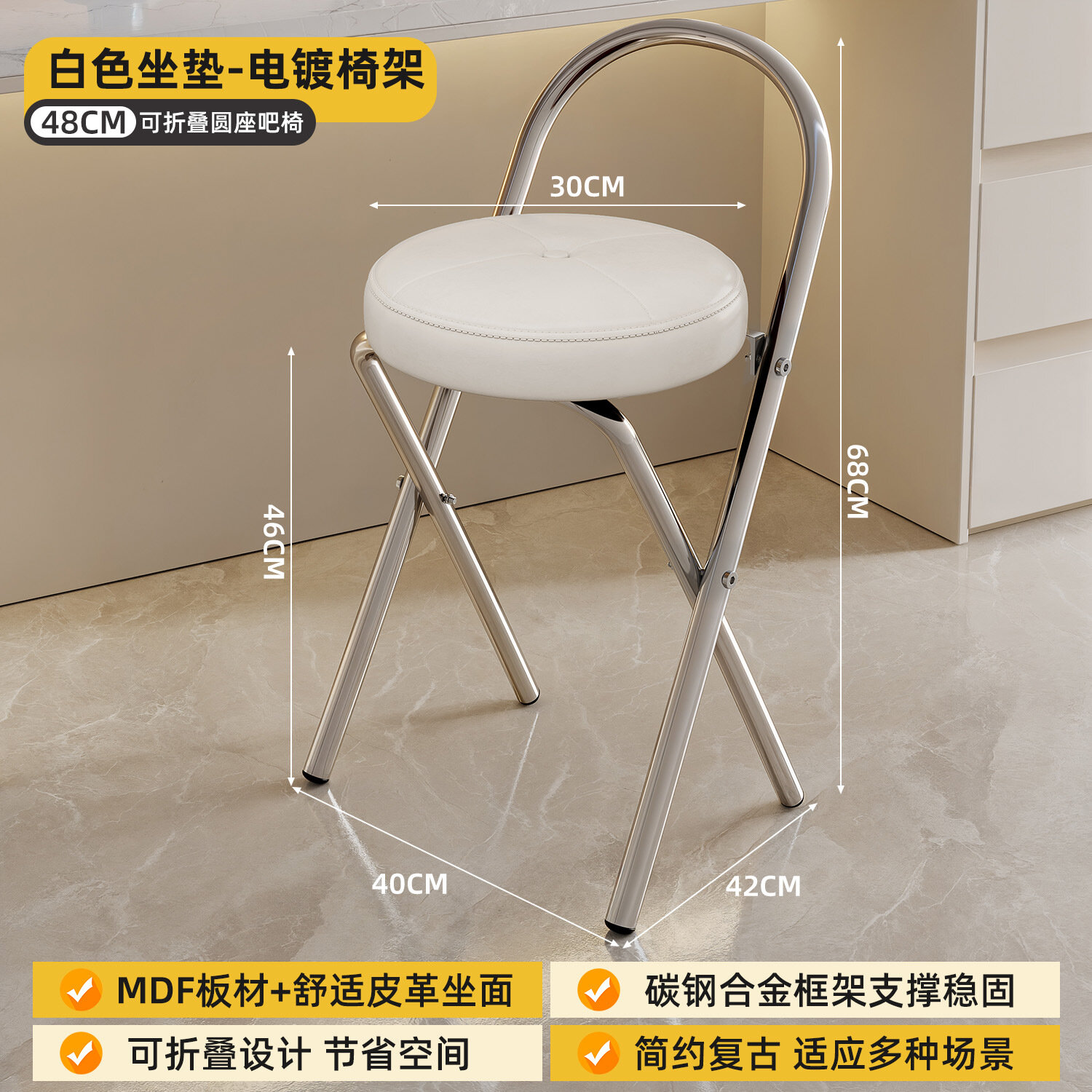 Барный стул Hengyixuan, высокий стул для дома, офисный барный стул, ротанговый обеденный стул, легкий складной стул с спинкой для улицы