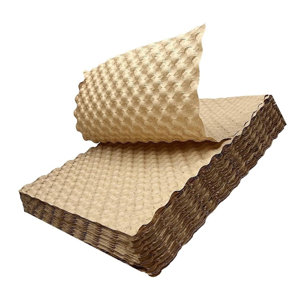 Упаковка из 100 перерабатываемой бумаги в Пузырчатую пленку для упаковки и защиты при транспортировке Движущихся Хрупких предметов Подарка