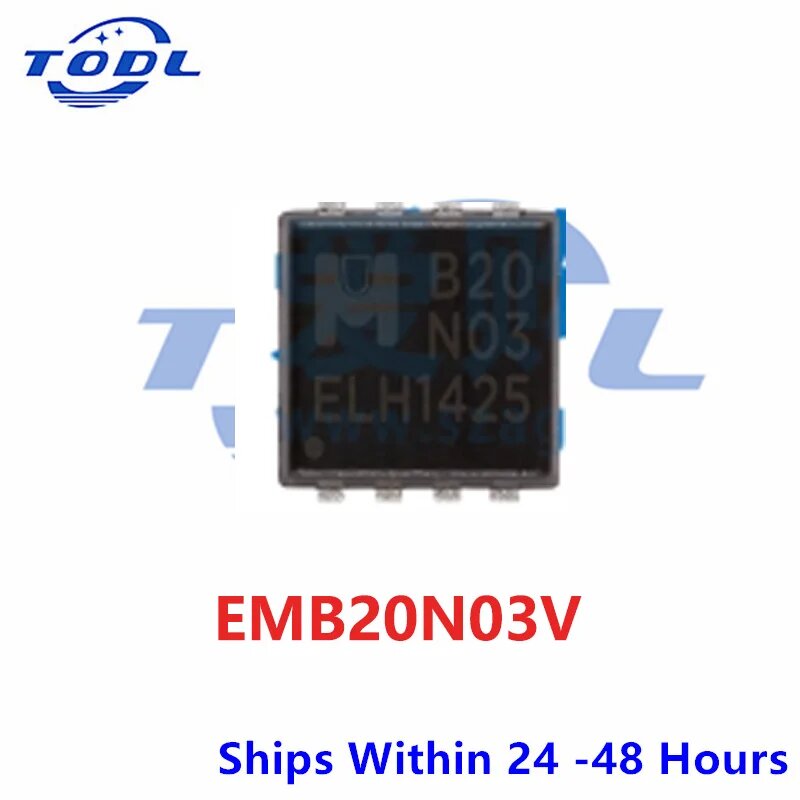 Запчасти для кондиционеров EMB20N03V EMB20N03 B20N03 QFN-8 5PCS