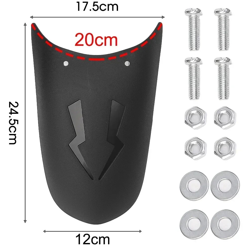 Универсальный брызговик для мотоцикла, электромобиля, модификация брызговика, удлинительная пластина, брызговик переднего и заднего колеса, аксессуары Set C