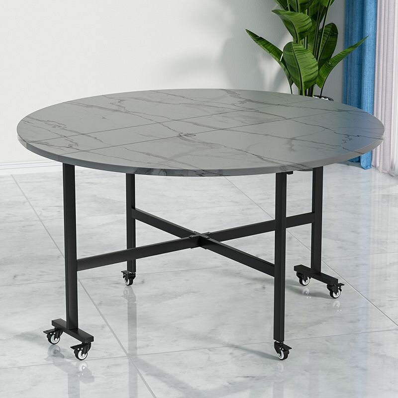 Круглый стол для небольшой квартиры, многофункциональный ной большой круглый стол, ной круглый стол для гостиной, ной обеденный стол на колесиках, заводское о.