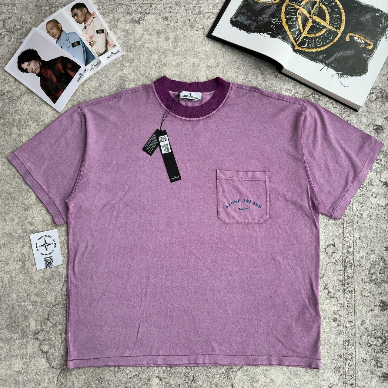 Джерси Stone Island Marina Chalk Plating T-Shirt 7815216X4 V0045