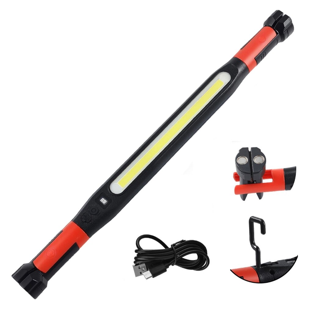 Многофункциональный фонарь для ремонта автомобилей с магнитным крючком