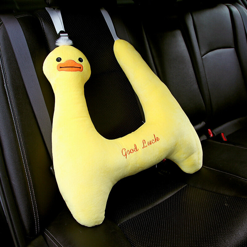 Детская автомобильная подушка для сна, подушка для сиденья автомобиля, подушка для шеи заднего пассажира на дальних поездках