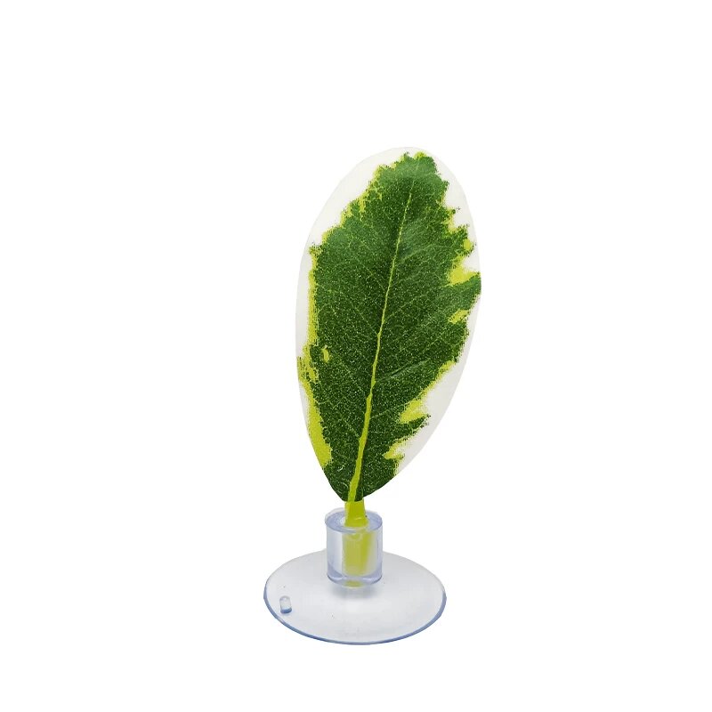 Пюре из фруктов для гекконов, волшебная поилка для животных, имитирующая листья, ландшафтный дизайн с водным элементом,