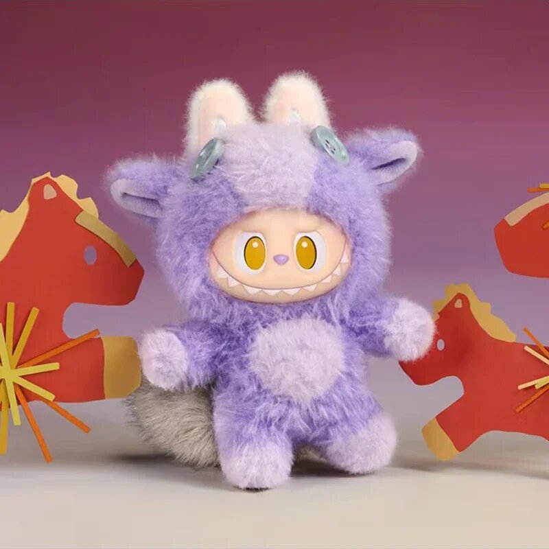 POP MART Have A Good Run Series Виниловая плюшевая подвеска HAPPY FAMILY