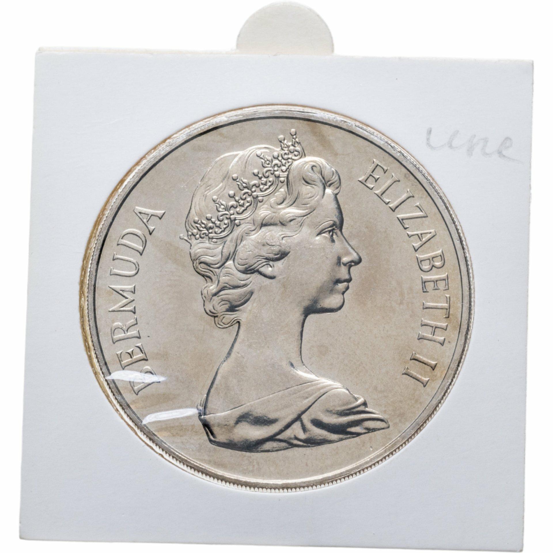 Бермуды 1 доллар dollar 1981 Свадьба принца Чарльза и леди Дианы, Мельхиор медь-никель, в сохранности UNC