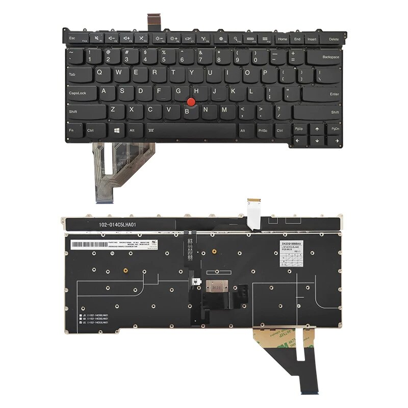 Клавиатура X1C подходит для Lenovo ThinkPad X1 Carbon, YOGA 2-го, 3-го, 4/5/6/7-го поколения, 8-го поколения.