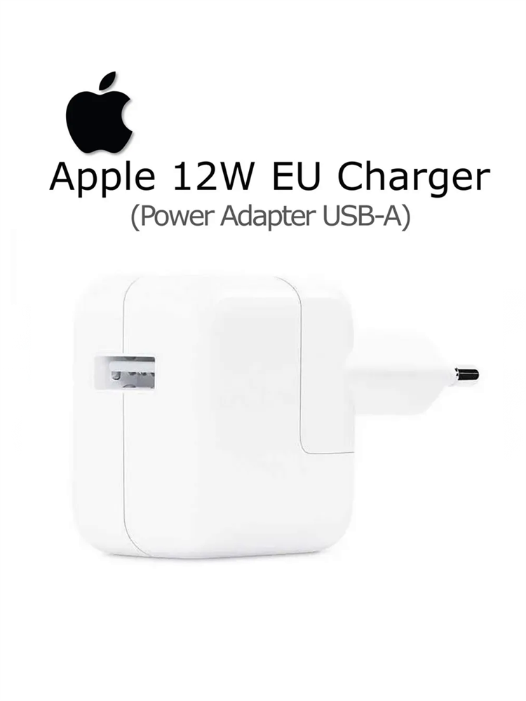 Apple Сетевое зарядное устройство Apple 12W USB Power Adapter 2.4A для iPhone iPad iPod MGN03ZM/A белый