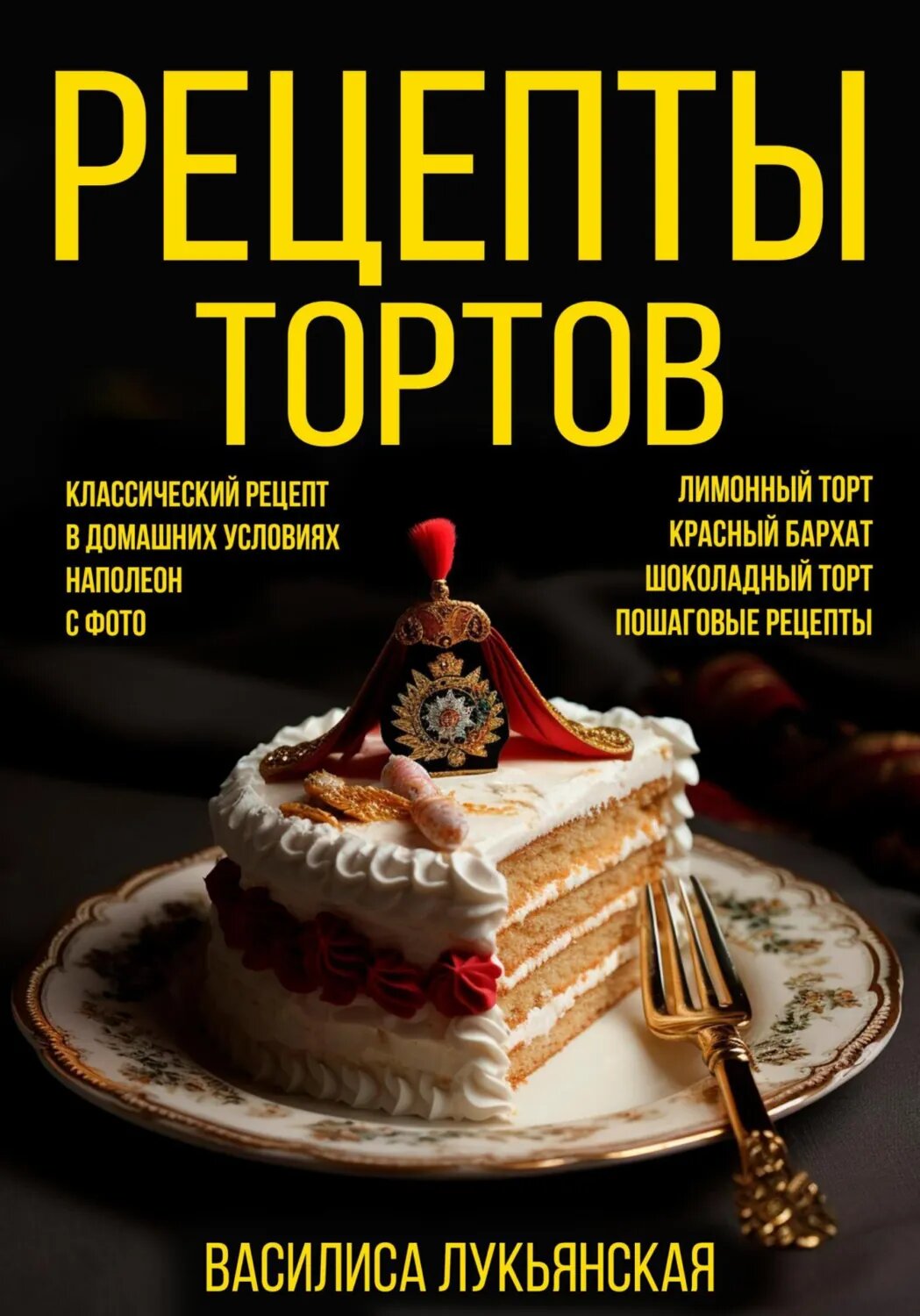 Рецепты тортов. Классический рецепт в домашних условиях с фото. Наполеон. Лимонный торт. Красный бархат. Шоколадный торт. Пошаговые рецепты [Цифровая книга]