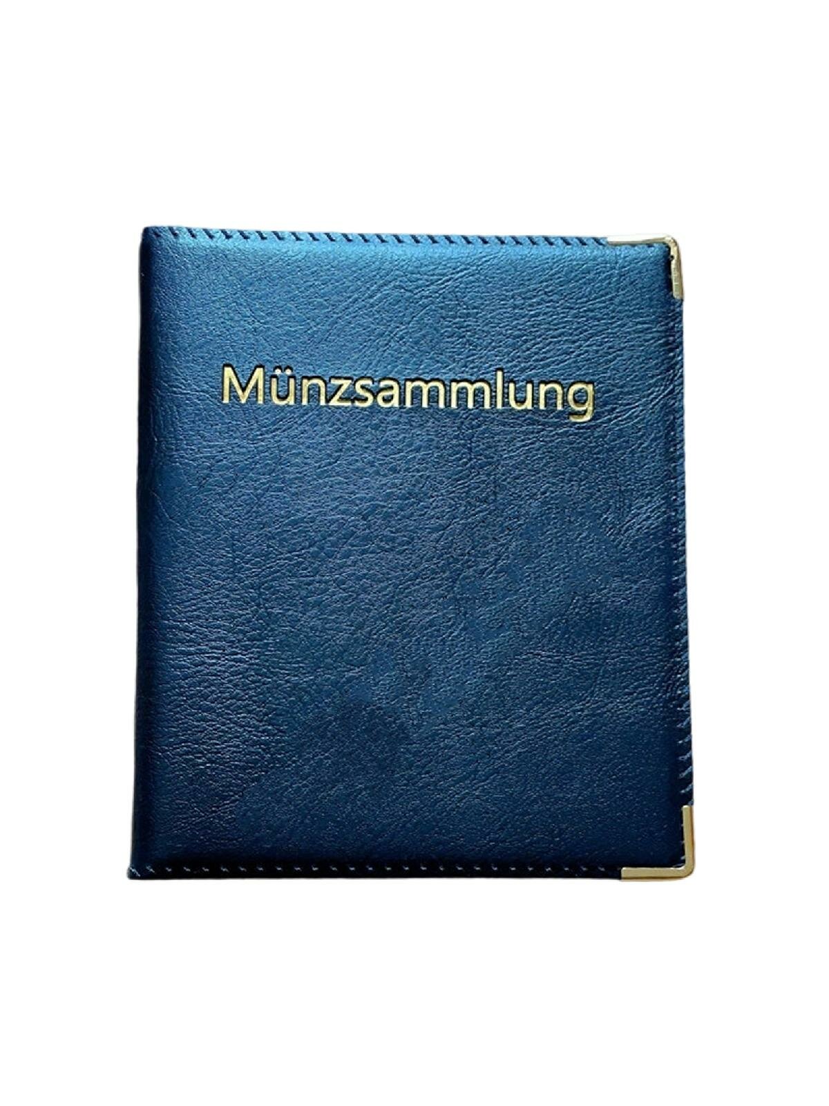 Кожаный альбом для сбора монет для коллекционеров 480 карманов Книга для сбора монет