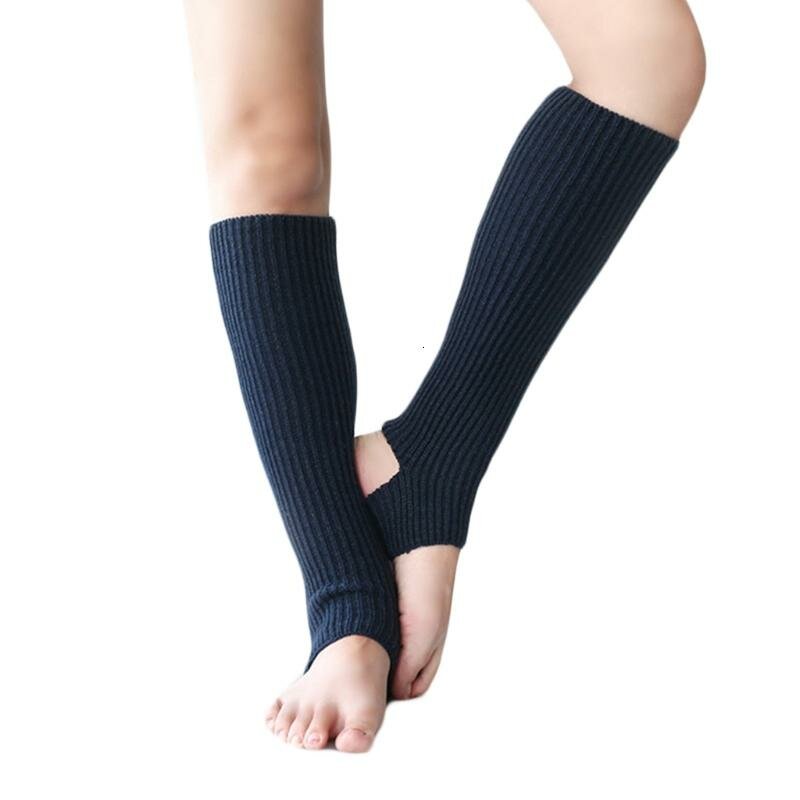 Женские балетные гольфы без пальцев, Navy