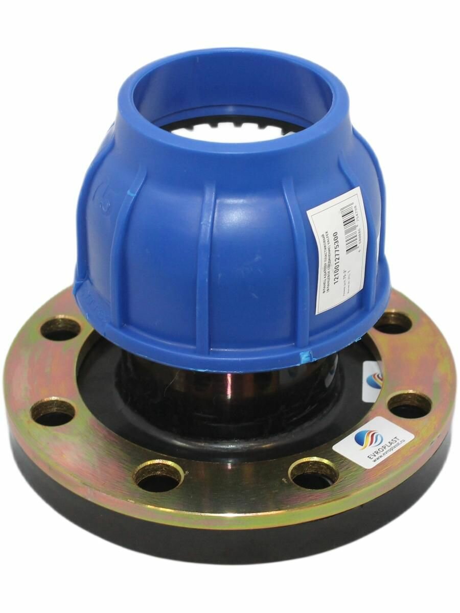 Фланцевое соединение компрессионное ПНД 90х4"