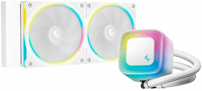 Система жидкостного охлаждения DeepCool LE240 PRO WH (R-LE240PRO-WHAMMC-G-1)