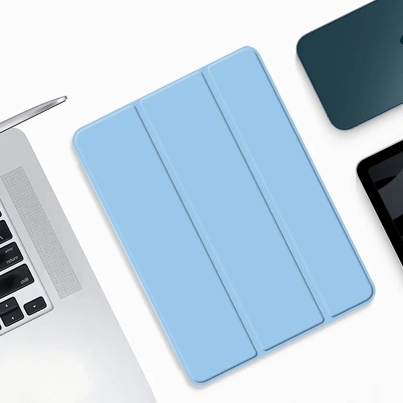 Smart Folio Case для iPad A16 11-го/10-го поколения Mini6 MIni7- A17 Pro, Blue