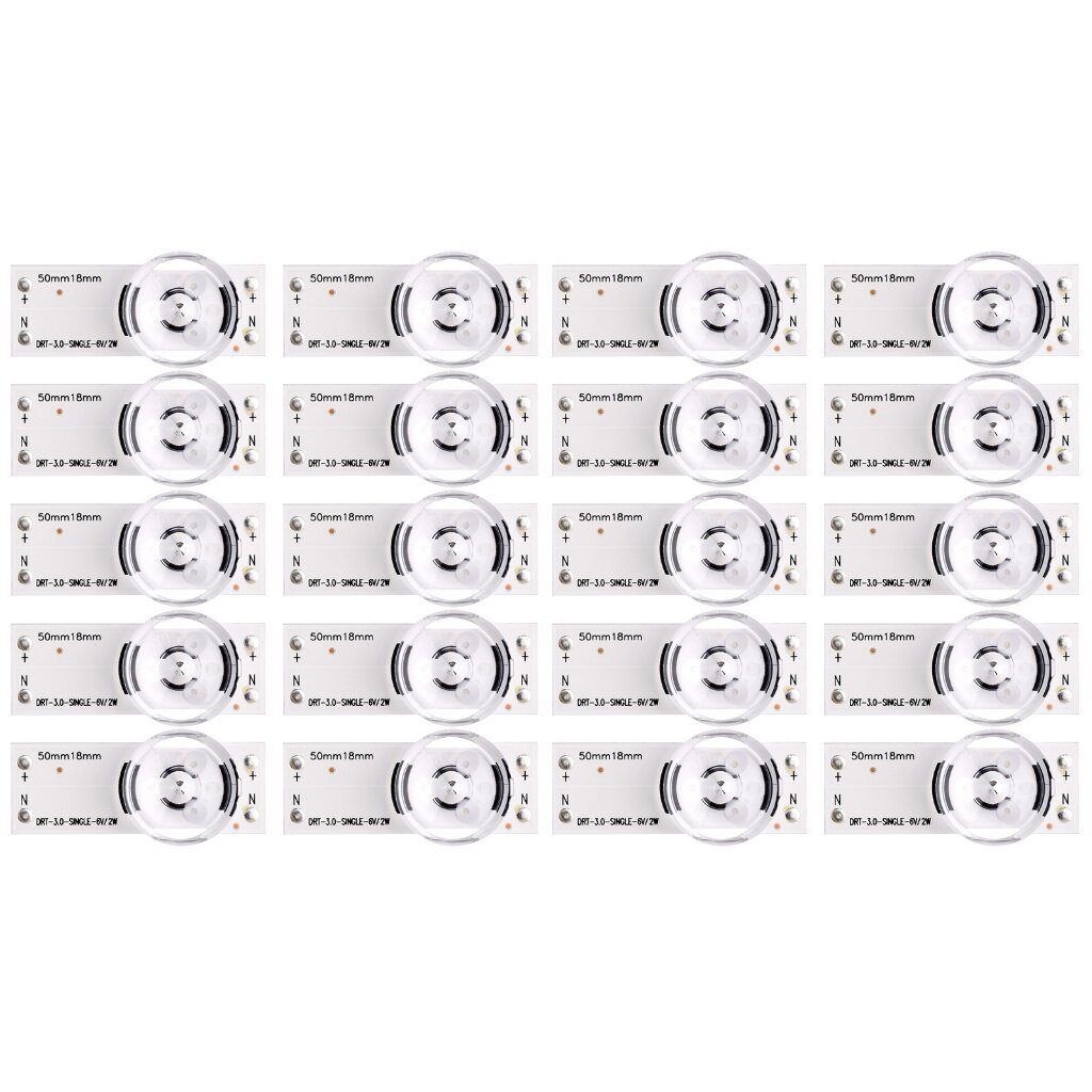 3V 6V LG6V Дополнительные светодиодные лампы круглой / вогнутой формы для ремонта подсветки телевизоров улучшают качество отображения