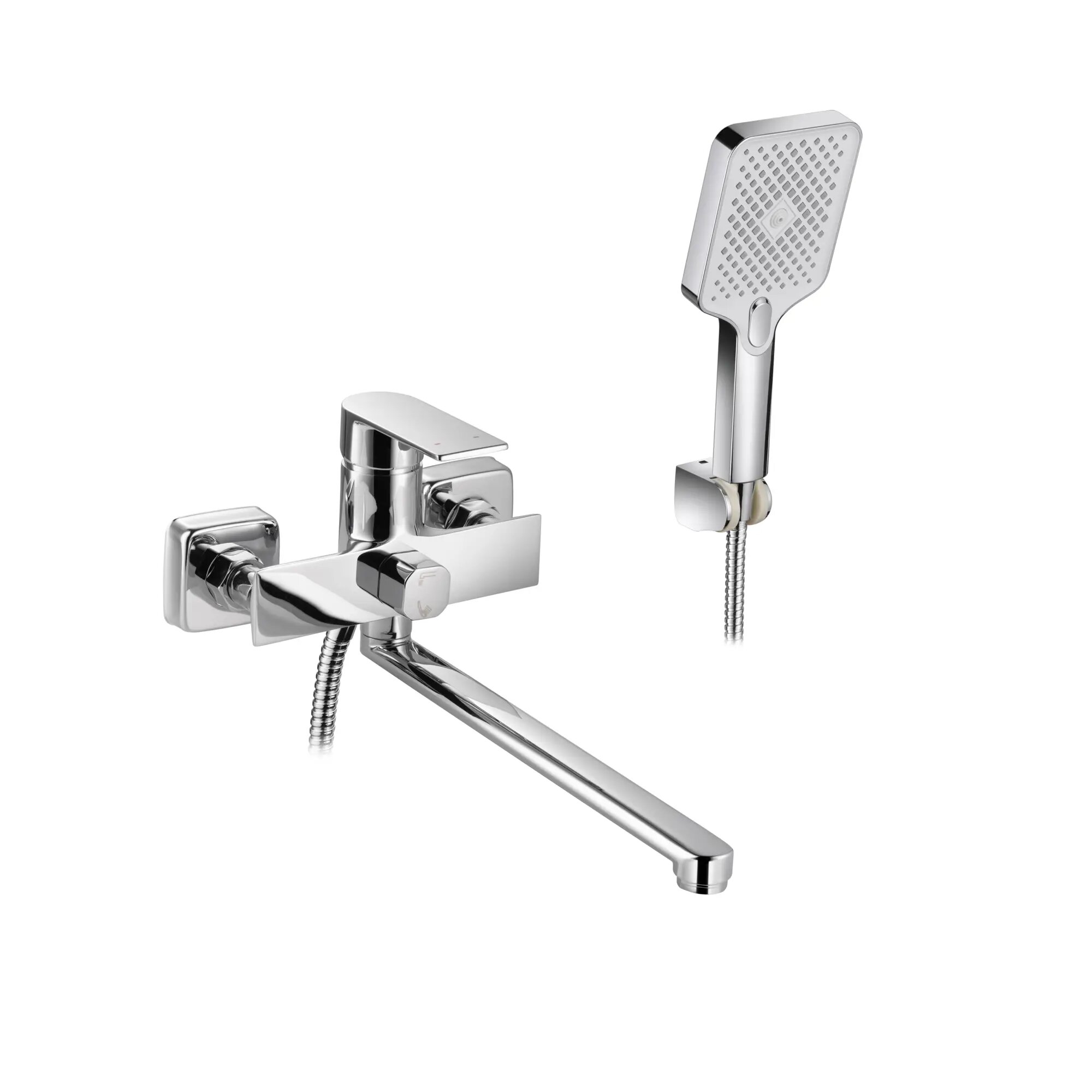 Смеситель для ванны Osgard Endi 17223 однорычажный универсальный с лейкой и шлангом цвет хром