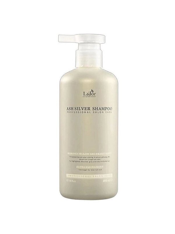 Lador Увлажняющий оттеночный шампунь для светлых волос Ash Silver Shampoo, 300 мл