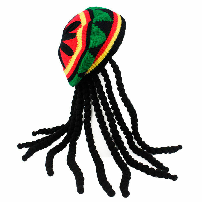 Карнавальная шляпа Веселуха с дредами, 95х22 см