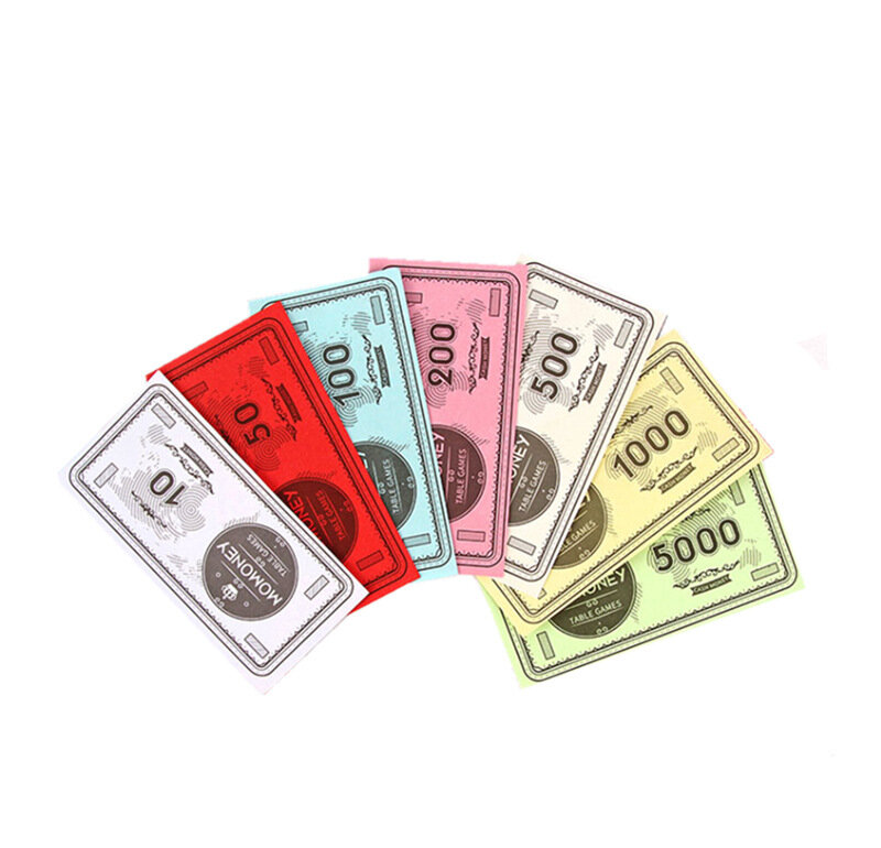 Набор купюр RMB, 7 номиналов, примерно 210 шт. для настольных игр