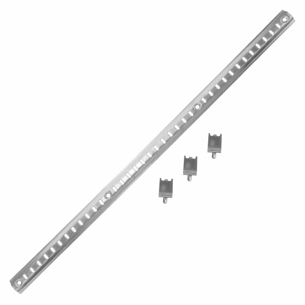 Комплект из нержавеющих стальных элементов для крепления полки морозильника, серебристый, для дома