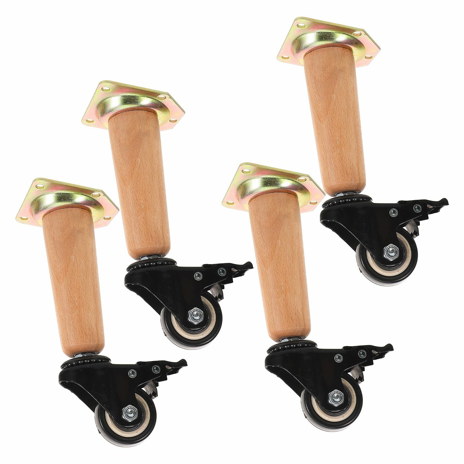 Ножки Для Мебели, Регулируемые, С Колесами, Простые В Установке, 4 Шт