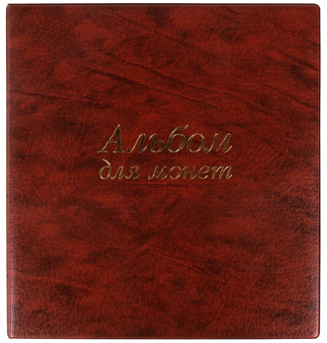 Альбом нумизматика для 380 монет диаметр до 38мм и купюр, 253*238мм, коричн, остров сокровищ, 237961