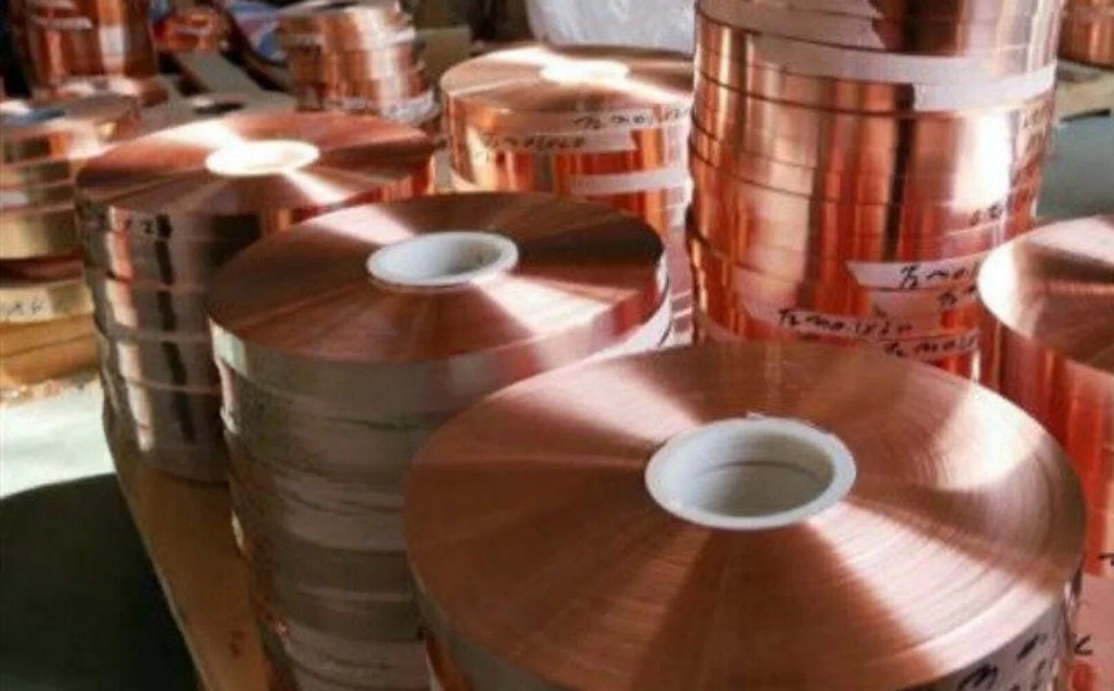 Медная полоса фиолетовая 0.2x10x1000mm