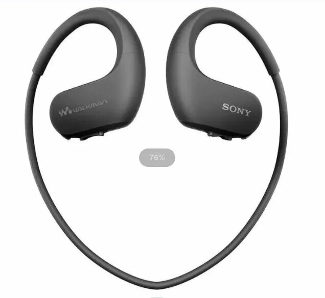 Sony MP3-плеер 4 ГБ, черно-серый