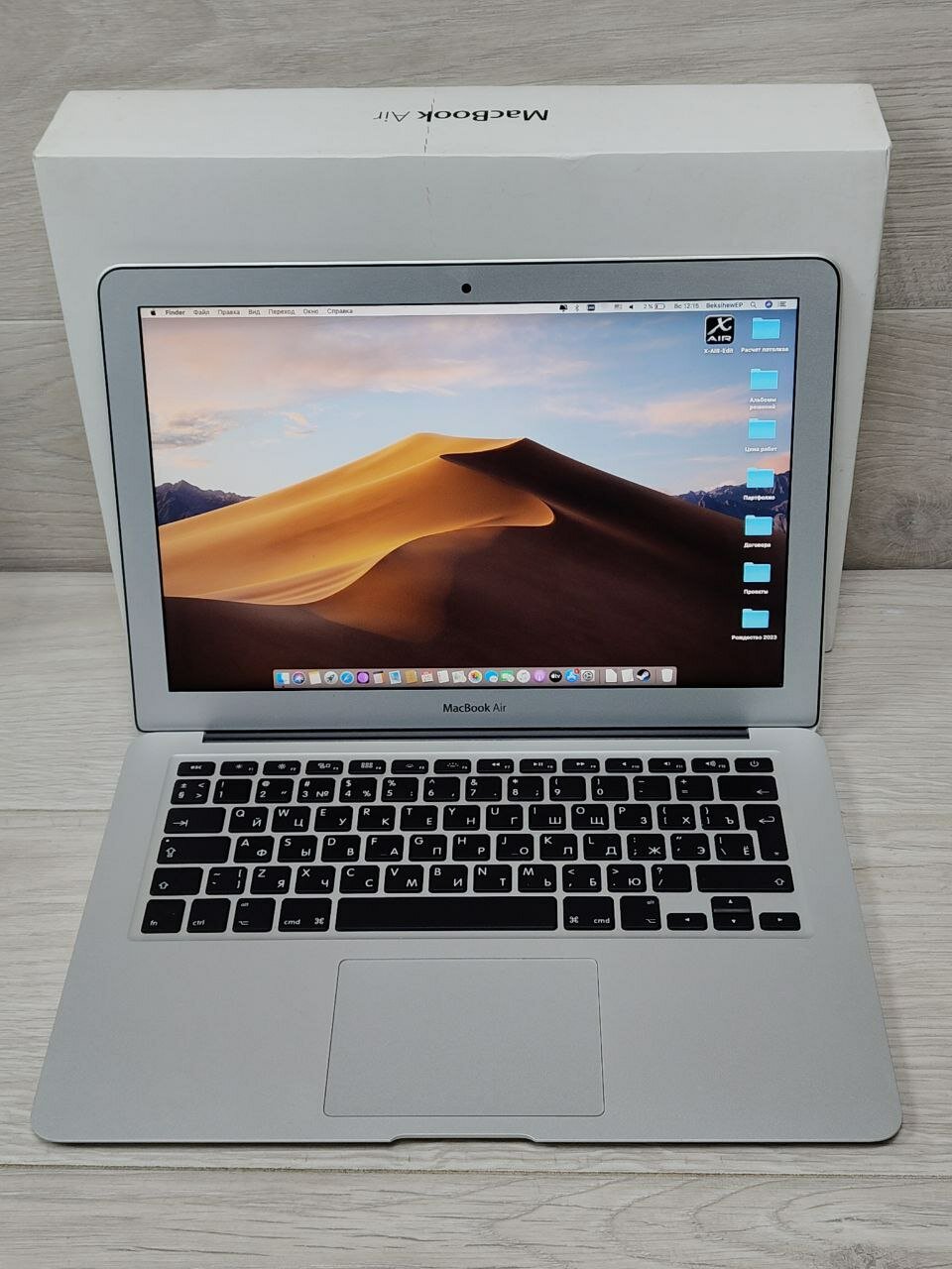 Ноутбук Apple MacBook Air 13 2012 Mid/Intel Core i5, 1.8 ГГц/RAM 4 Гб/128 Гб SSD/Intel HD Graphics 4000
